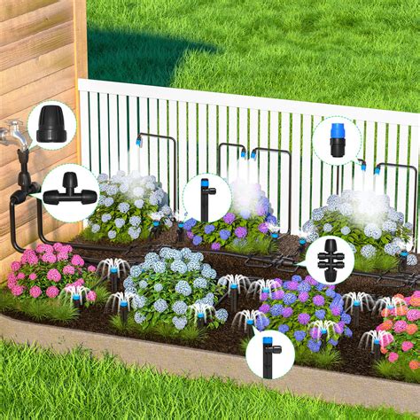 Drip Irrigation System Flower Beds