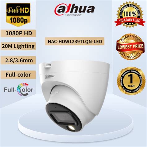 Dahua Cctv Camera 2mp 5mp Dome Camera Full Color With Audio Ir Eyeball Camera Indoor Analog