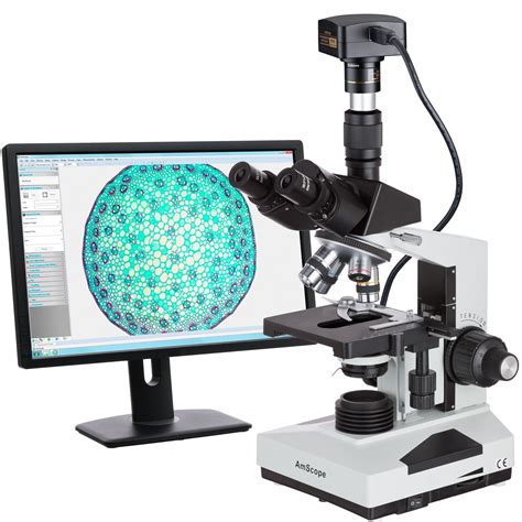 Amscope 40x 2000x Lab Clinic Vet Trinocular Microscope With Plan Achro