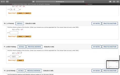 Solved A Dashboard 31 Maximum And Minimum