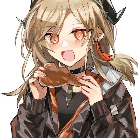 Ifrit Arknights Drawn By Lxlx Danbooru