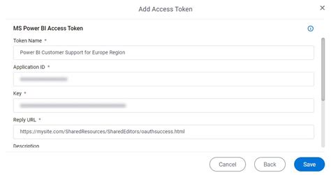 Access Token For Microsoft Power Bi