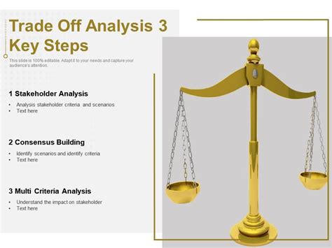Trade Off Analysis 3 Key Steps Powerpoint Slides Diagrams Themes For Ppt Presentations