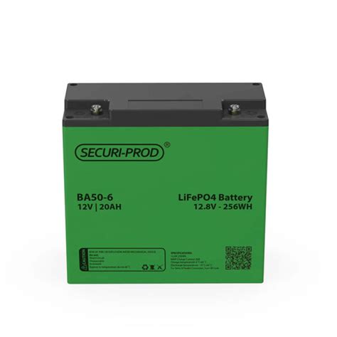Battery Lithium V Ah Securi Prod Lifepo Sac Systems