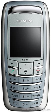 Siemens AX75 pictures, official photos