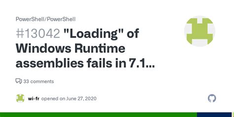Loading Of Windows Runtime Assemblies Fails In 71 Preview 4 · Issue