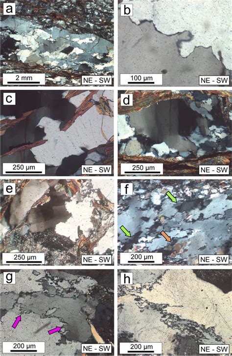 Quartz Microstructures Crossed Nicols A Coarse‐grained Quartz With