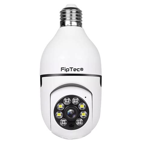 Камера Лампа FipTec LM03, WiFi, Full HD, Въртяща се и Управление През ...