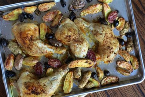 Oven Roasted Chicken Potatoes And Olives Crunchtime