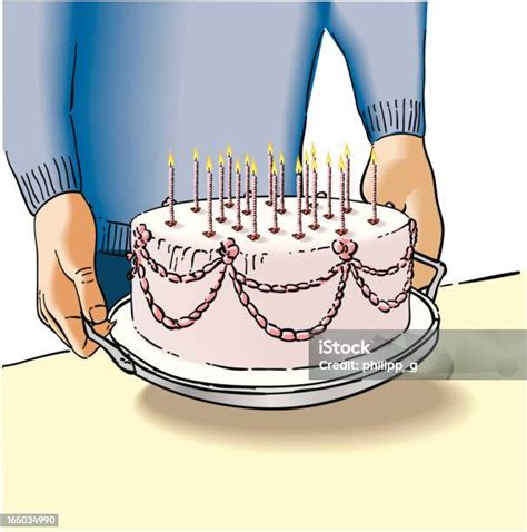 커요 생일 케이크 기념일에 대한 스톡 벡터 아트 및 기타 이미지 기념일 나이 남자 Istock