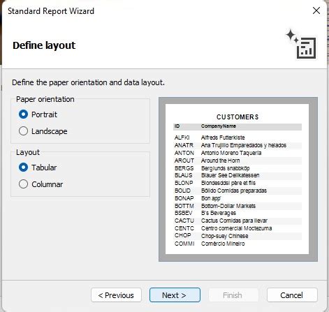 ASP NET Core Gerando relatórios FastReport II