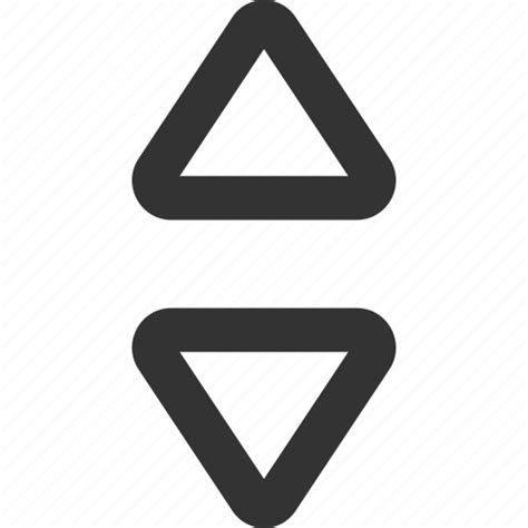 Sort Arrows Vertical Triangle Icon Download On Iconfinder