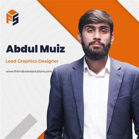 Abdul Muiz On Linkedin Meet Abdul Muiz Our Lead Graphics Designer At