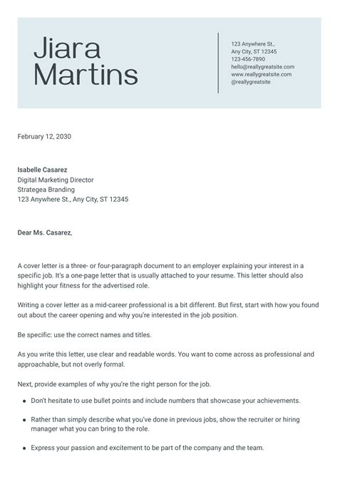 Self Introduction Letter Sample