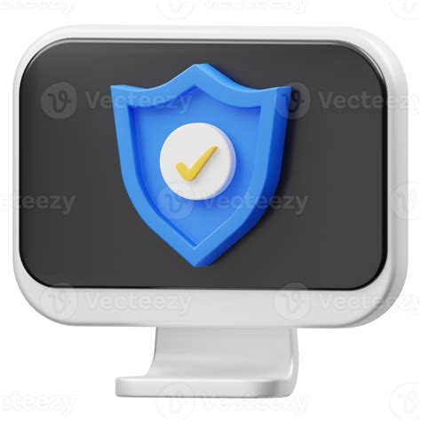 Computer Protection 3d Illustration 56573170 Png