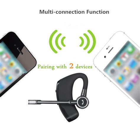 V S Wireless Bluetooth Headset With Mic Black