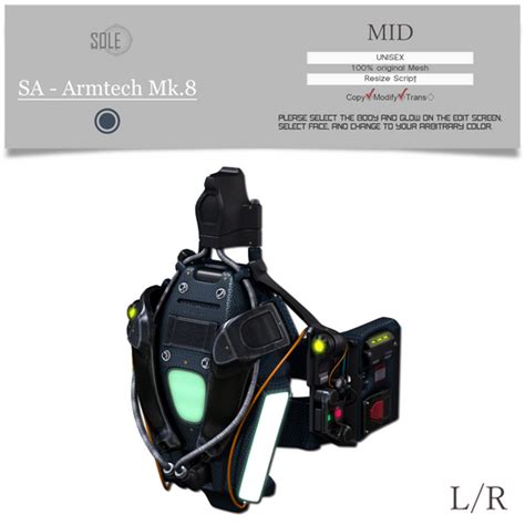 Second Life Marketplace Sole Sa Armtech Mk8 Mid