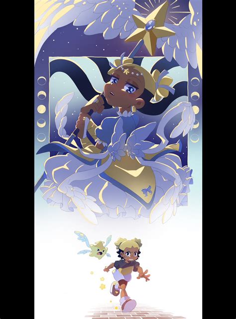 Aika Star Guardian Guardian Of The Stars And Hoshi I Dont Want To Be A Magical Girl Drawn