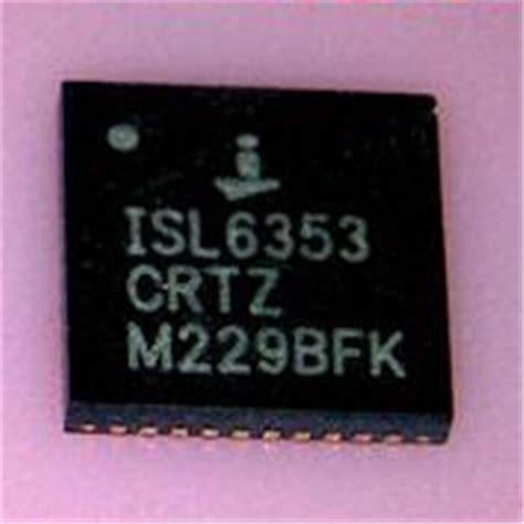 1pcs Isl6353crtz Ic Controller Ddr Vr12 40tqfn 6353 Isl6353 Ebay