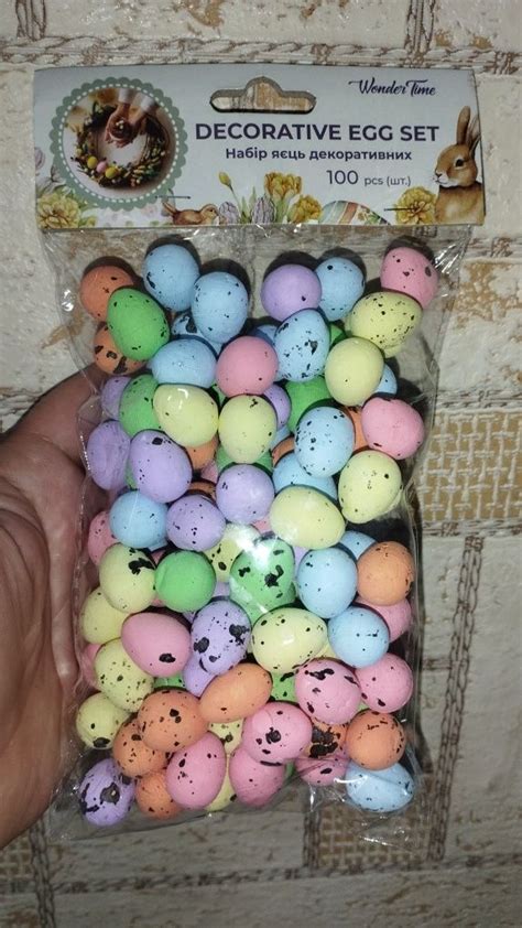Пасхальний декор яйце пінопластові пластикове 80 грн Витвори майстрів рукоділля Дніпро