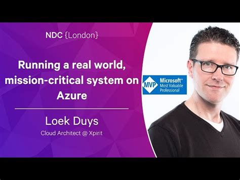 ndc conferences talk running a real world mission critical system on