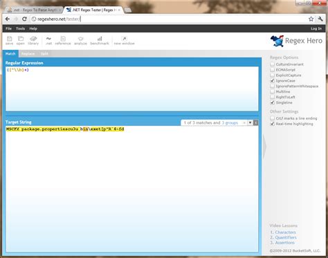 Net Regex To Parse Anything Not A B Stack Overflow