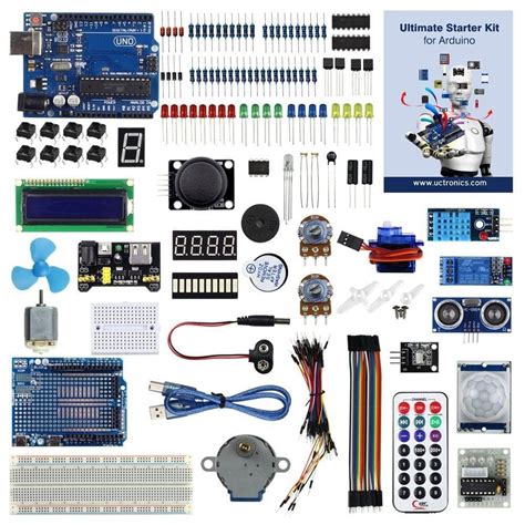 Uctronics Advanced Starter Kit For Arduino With Instruction Booklet