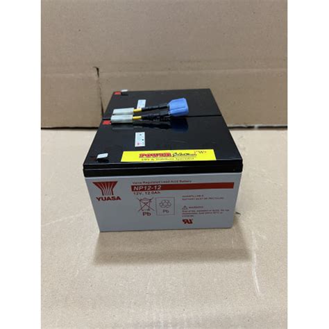 Jual RBC6 Battery Competible For UPS APC. Baterai UPS Yuasa 12v 12Ah ...