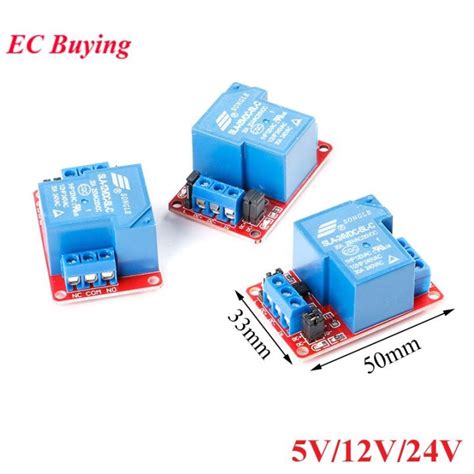 ONE TWO Channel Relay Module A With Optocoupler Isolation V V V Supports High And Low