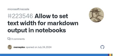 Allow To Set Text Width For Markdown Output In Notebooks · Issue