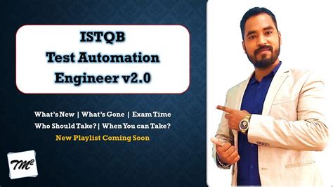 Istqb Test Automation Engineer New Syllabus Istqb Tae V2 0 Istqb Tutorials Tm Square Youtube