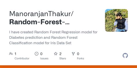 Github Manoranjanthakurrandom Forest Regressor And Classifier I Have Created Random Forest