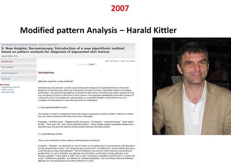 Introduction To Dermatoscopy