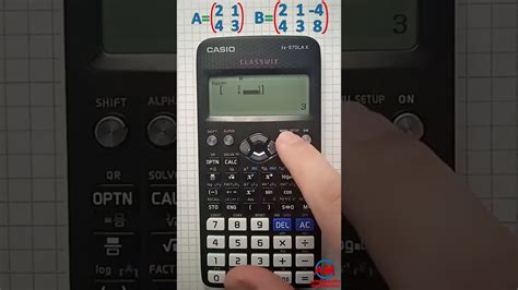 📌 Multiplicar Matrices Con La Calculadora Casio Youtube