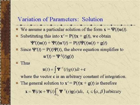 Ch Nonhomogeneous Linear Systems The General