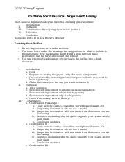 Mastering The Classical Argument Essay A Step By Step Guide Course Hero