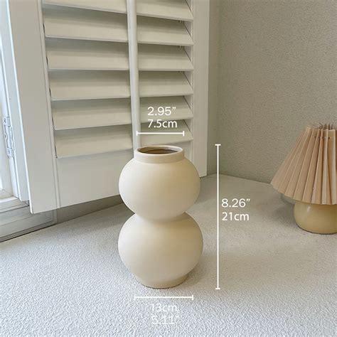 Rustic Ceramic Donut Vase Creatfunny