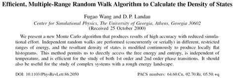 Wang Landau
