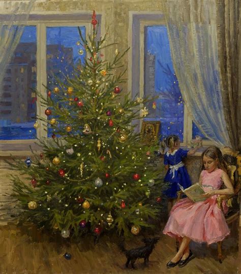 В ожидании Нового Года Рождественское художественное оформление Рождественские иллюстрации