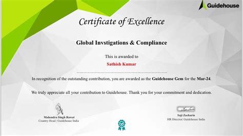 Sathishkumar R On Linkedin I Feel Privileged To Be The Recipient Of