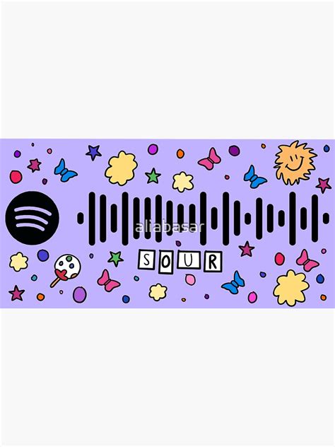 Good 4 U Scannable Spotify Code Sticker By Aliabasar Redbubble