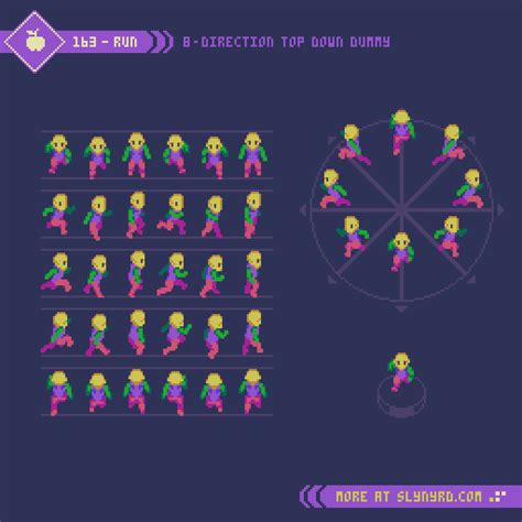 Pixelblog 55 Top Down Character Animation — Slynyrd