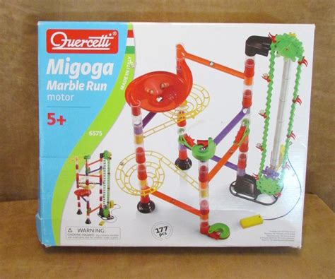 Quercetti Migoga Marble Run With Motor 6575 Set 177 Pcs In Box Made