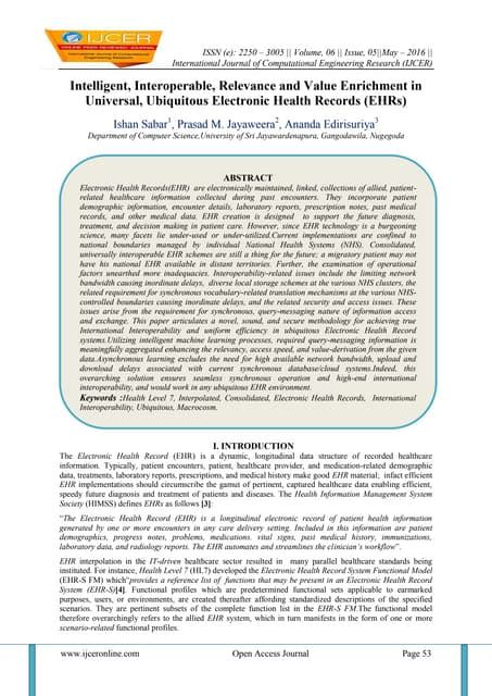 Electronic Health Record Ppt