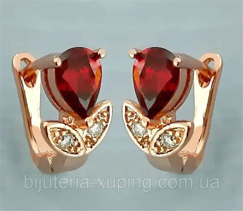 Серьги Из Медицинского Золота, Размер 14 * 8 Мм, Мед Золото — Купить ...