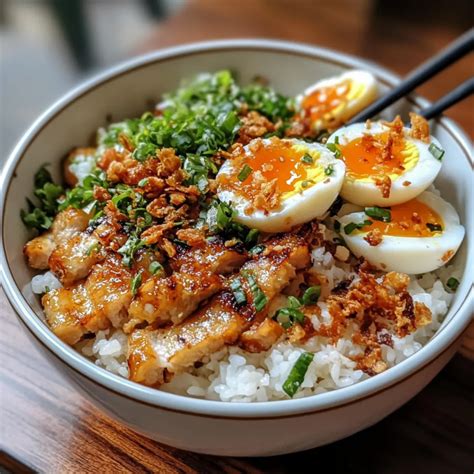 Easy Vietnamese Egg Rice Bowl Irresistible Creamy Comfort