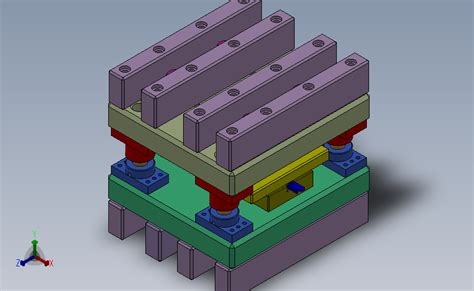 冲压工具 Solidworks 2010 模型图纸下载 懒石网