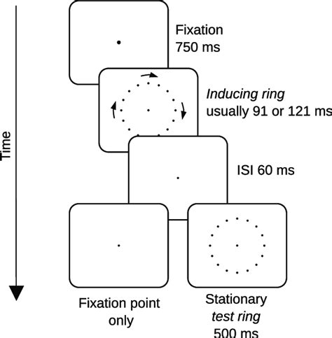 Display Sequence In Experiments 1 4 On A Given Trial The Inducing Ring Download Scientific