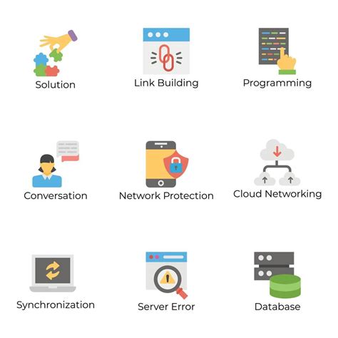 Pack Of Web And Seo Icons Vector Art At Vecteezy