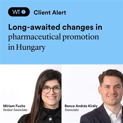 Bence András Király On Linkedin Wolftheiss Legalupdates Pharma